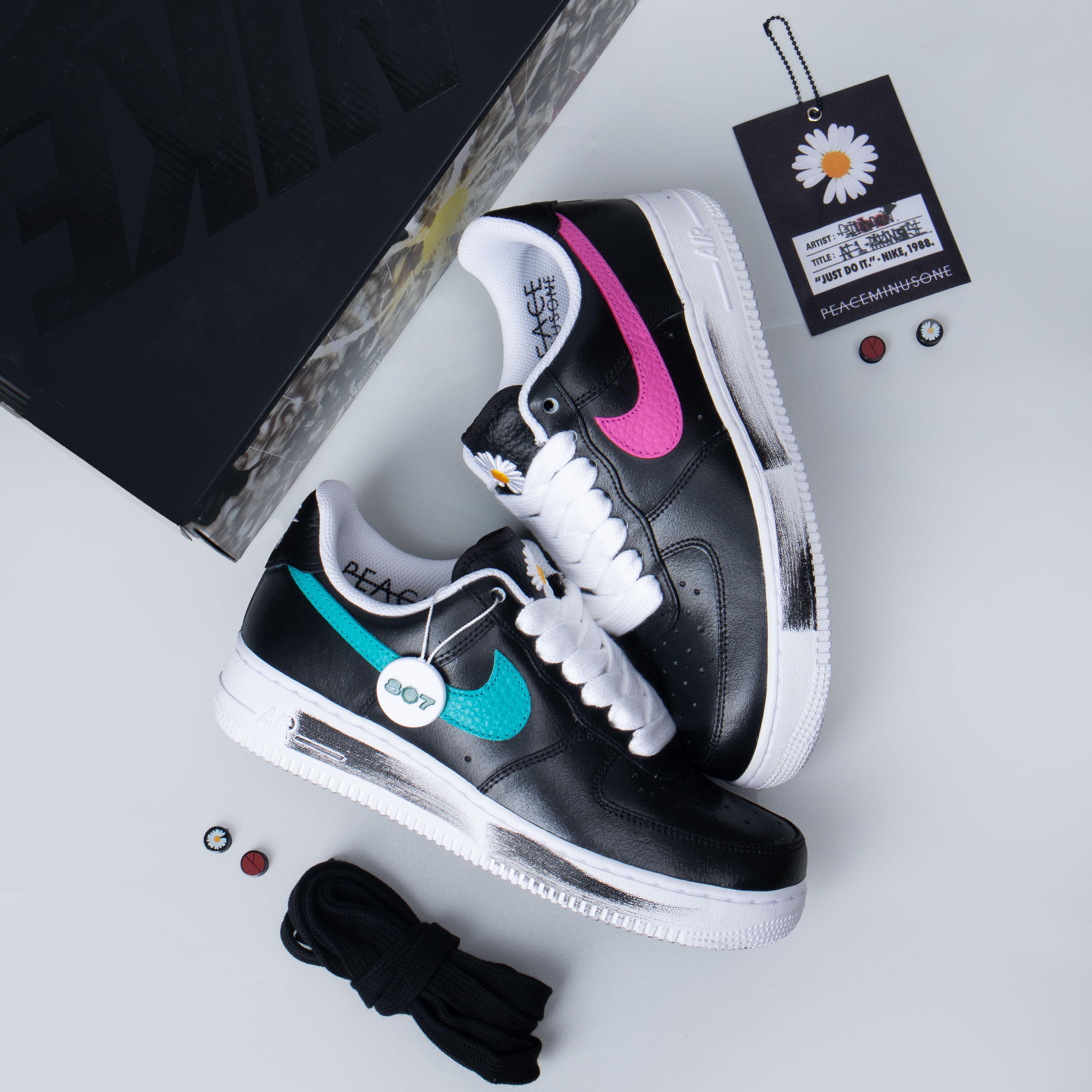 G-Dragon's Fiery Return:Nike AF 1 Low Peaceminusone Paranoise 3.0