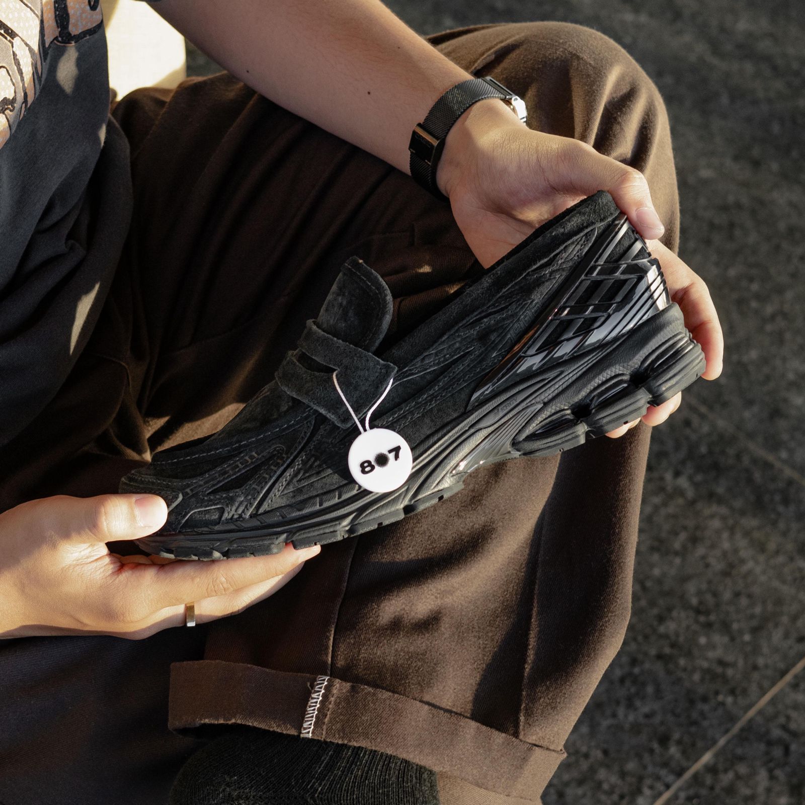 Kesan Premium New Balance 1906L Black Suede