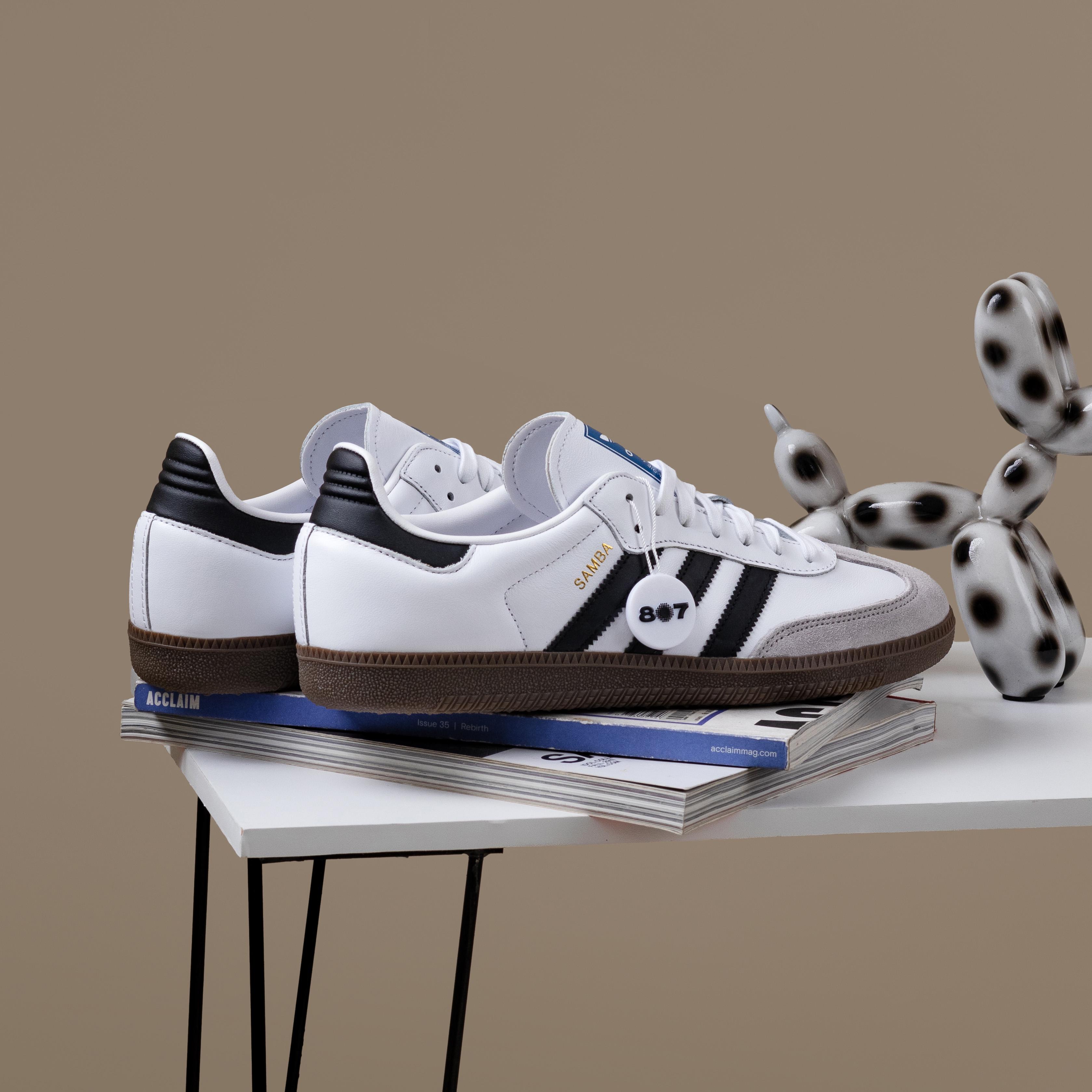 Klasik Ikonik Adidas Samba OG Cloud White Black