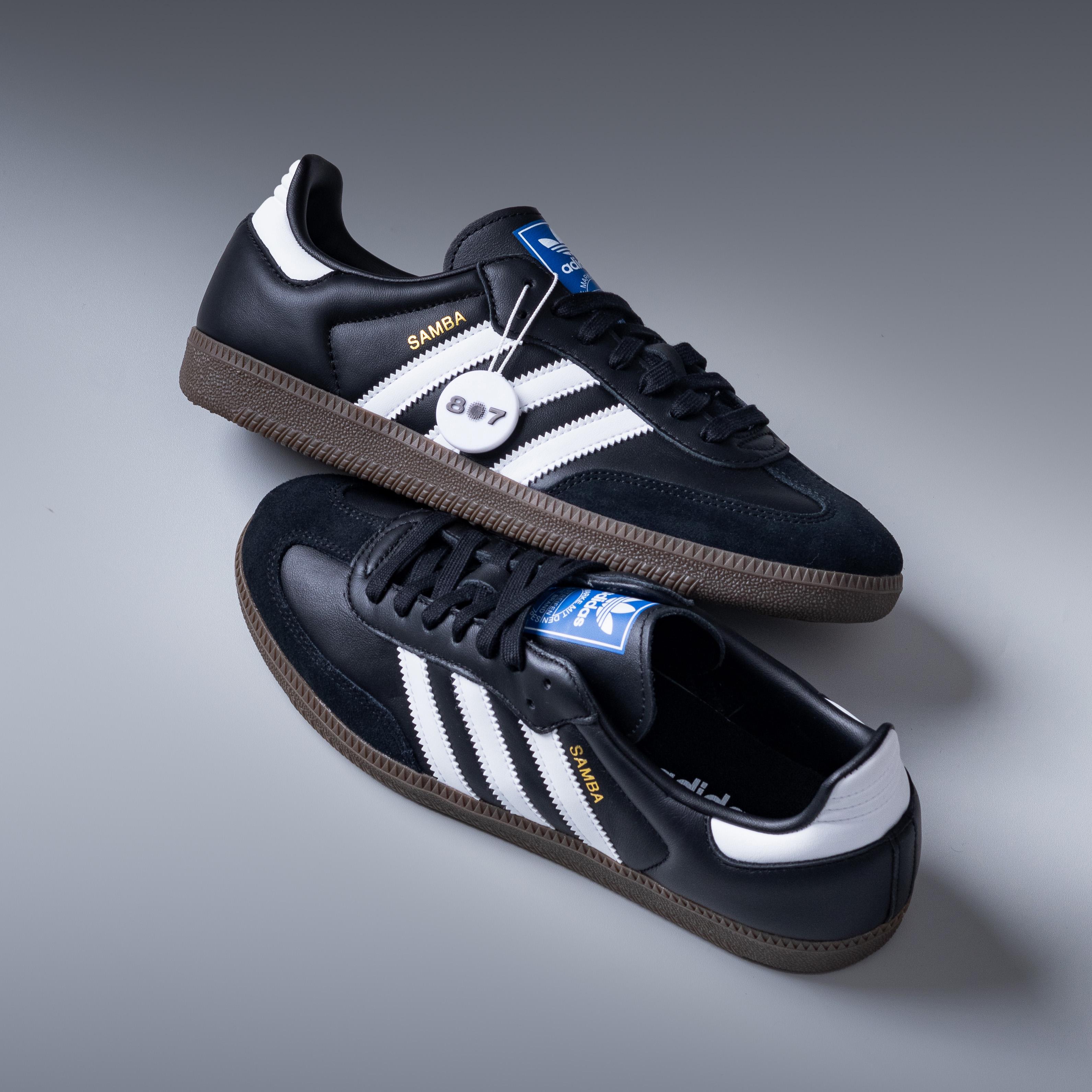 Retro Look Adidas Samba OG Black White Gum