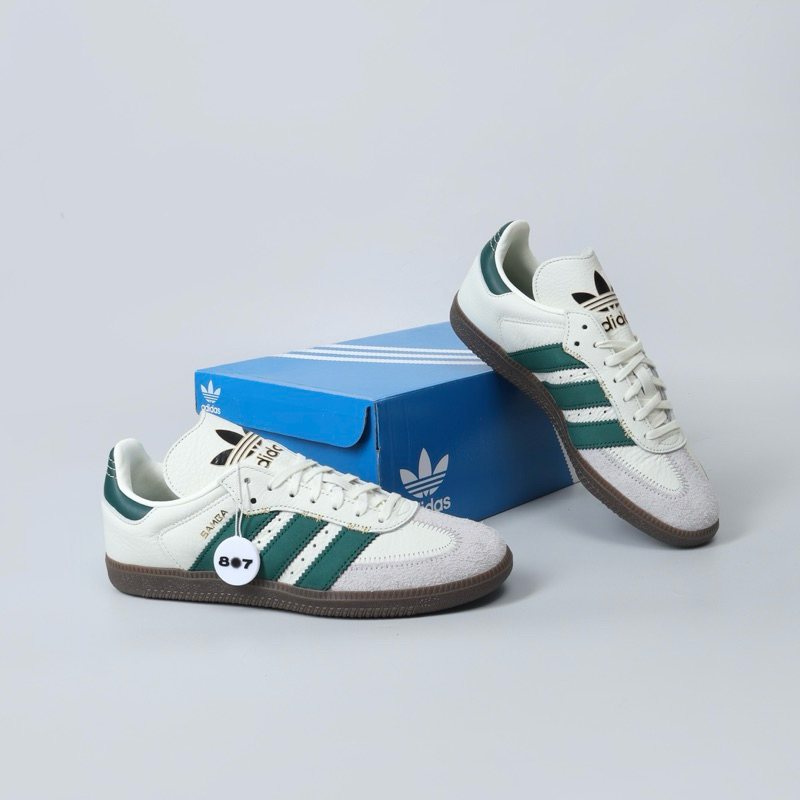 Jual Adidas Samba Ivory Collegiate Green - 807GARAGE