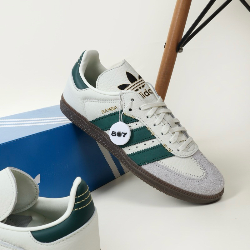 Jual Adidas Samba Ivory Collegiate Green - 807GARAGE