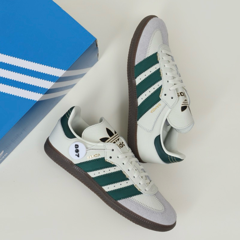 Jual Adidas Samba Ivory Collegiate Green - 807GARAGE