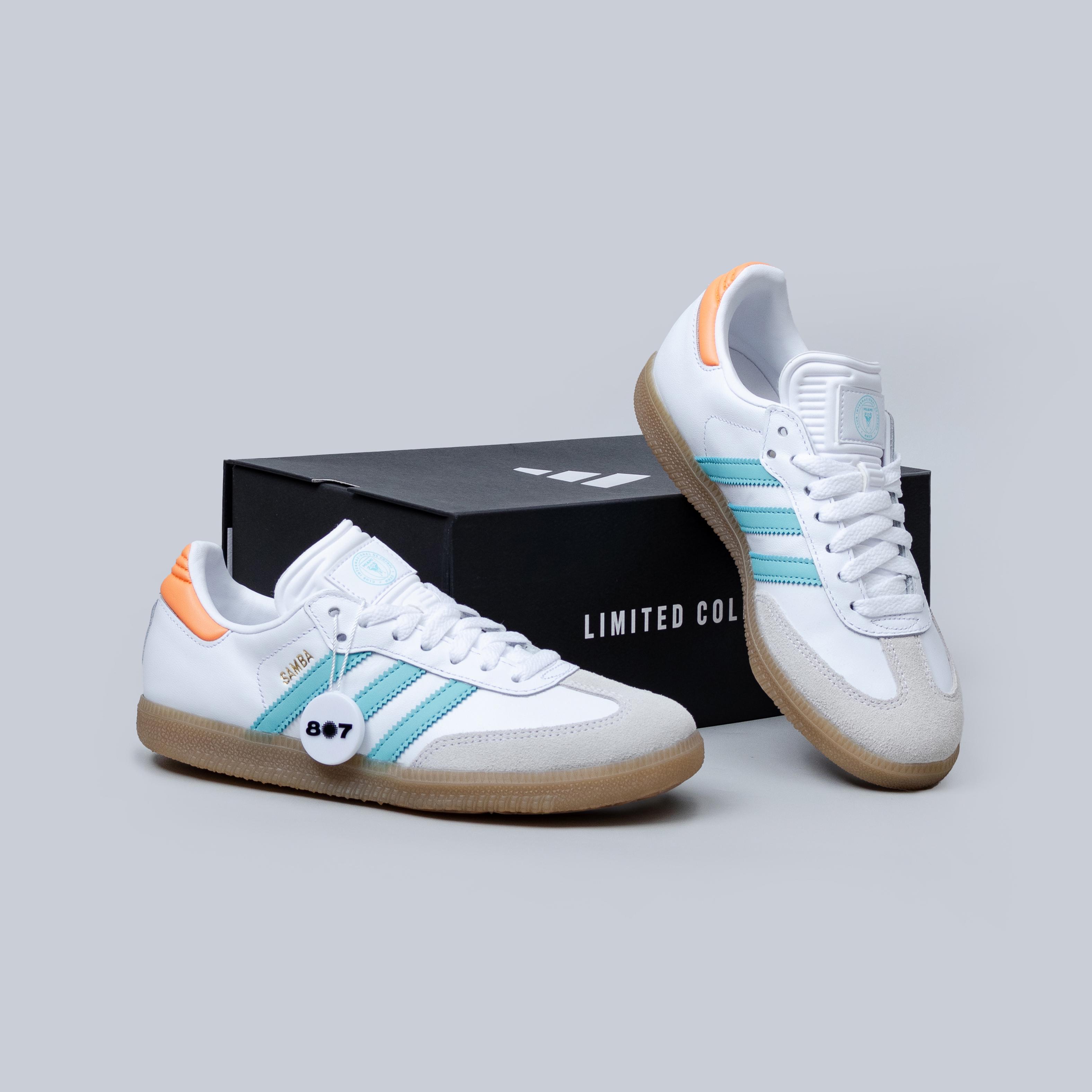 Jual Adidas Samba Inter Miami Third Kit White - 807GARAGE