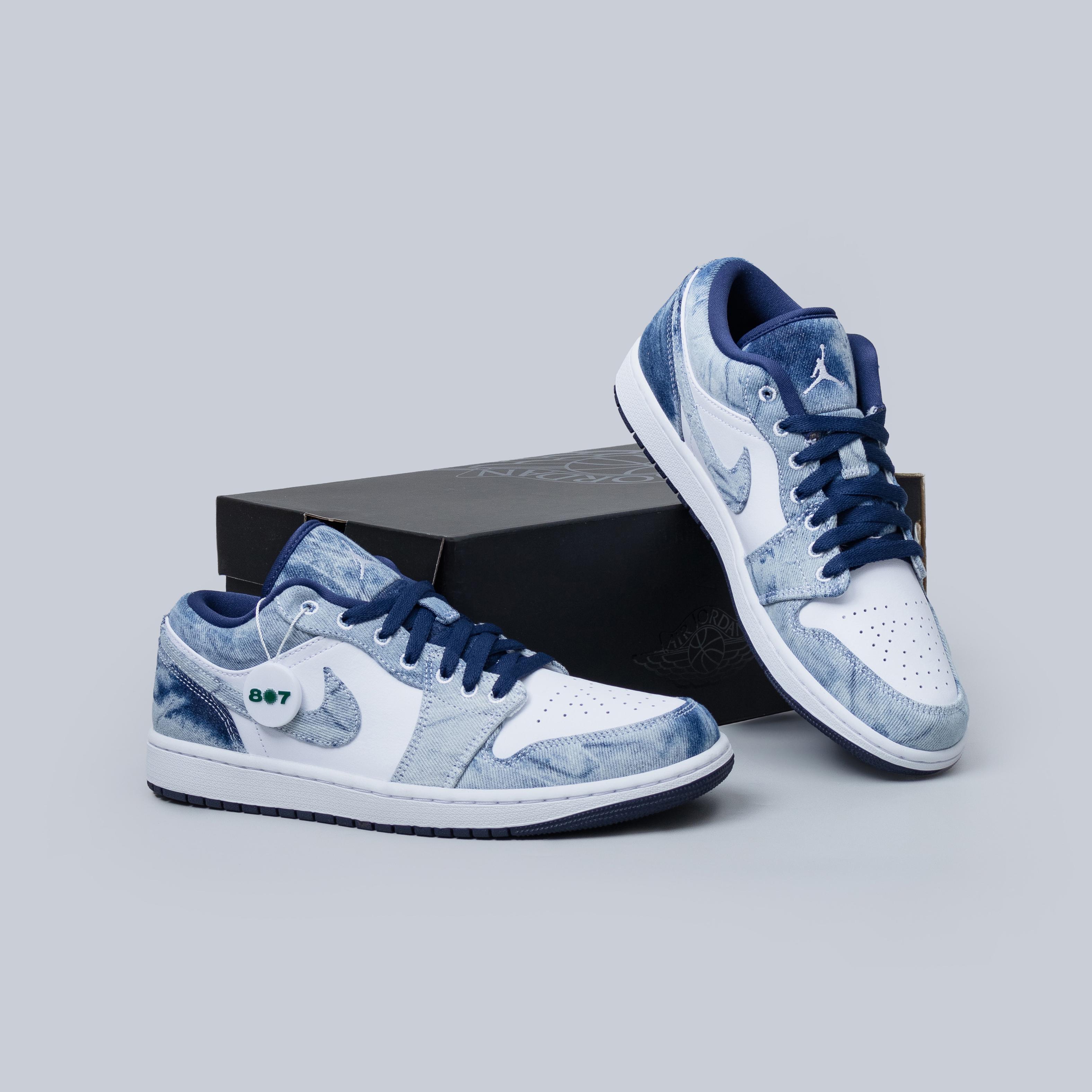 Jual Air Jordan 1 Low Washed Denim - 807GARAGE
