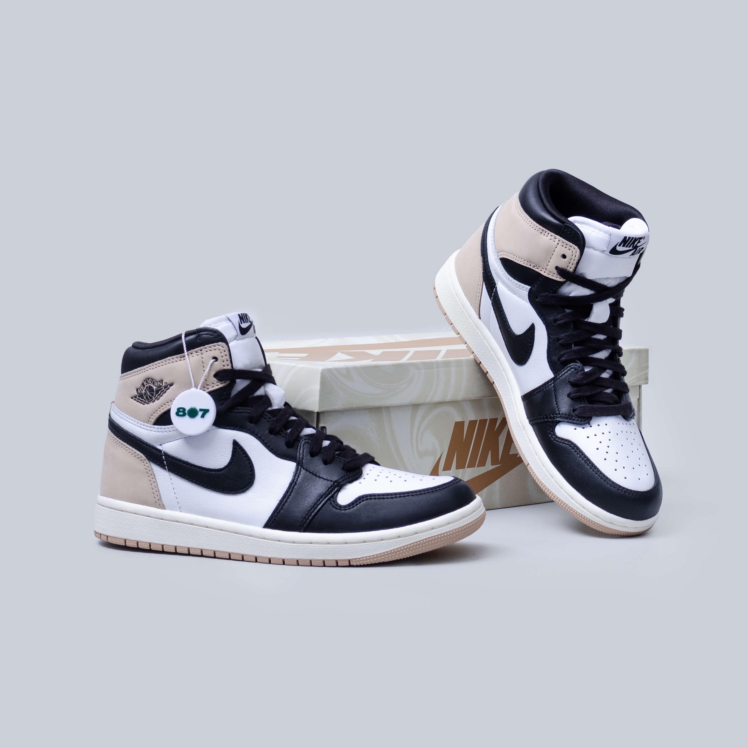 Jual Air Jordan 1 High Latte White - 807GARAGE