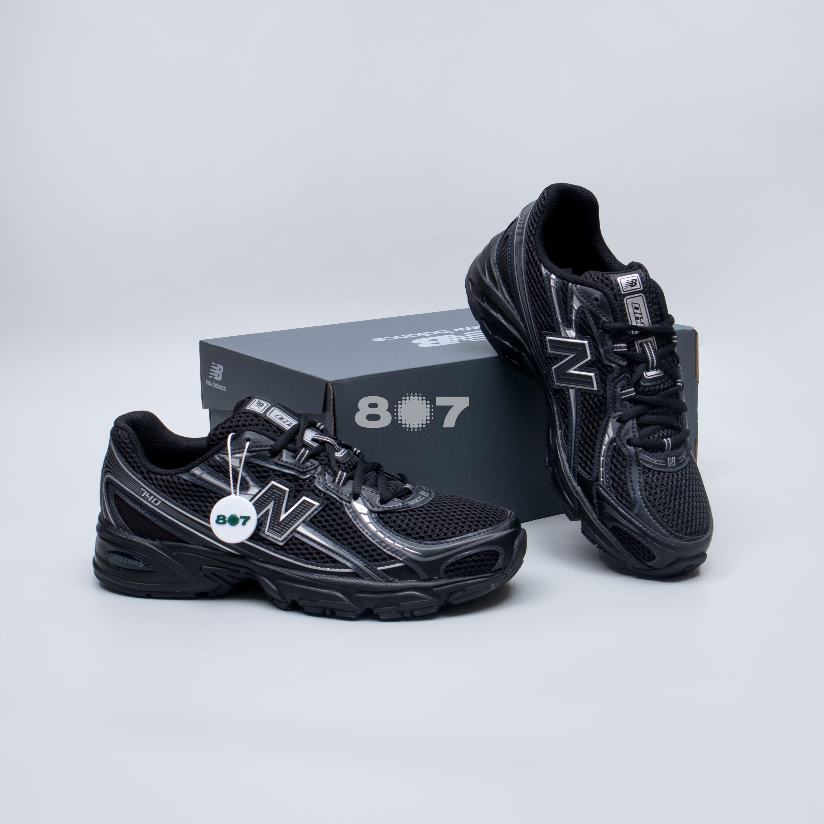 New Balance 740 V2 Black Grey Silver - 807GARAGE