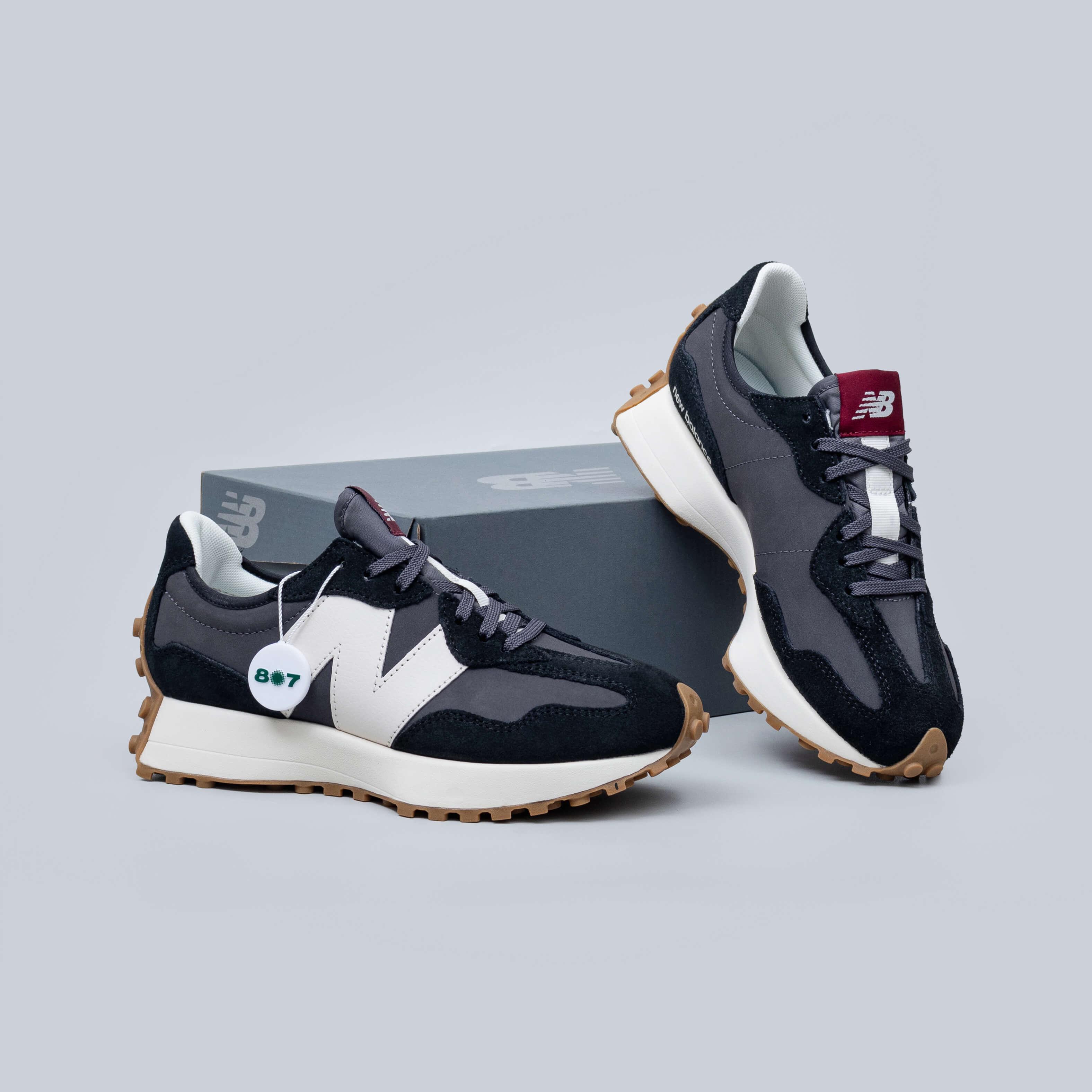 Jual New Balance 327 Black Moonbeam - 807GARAGE