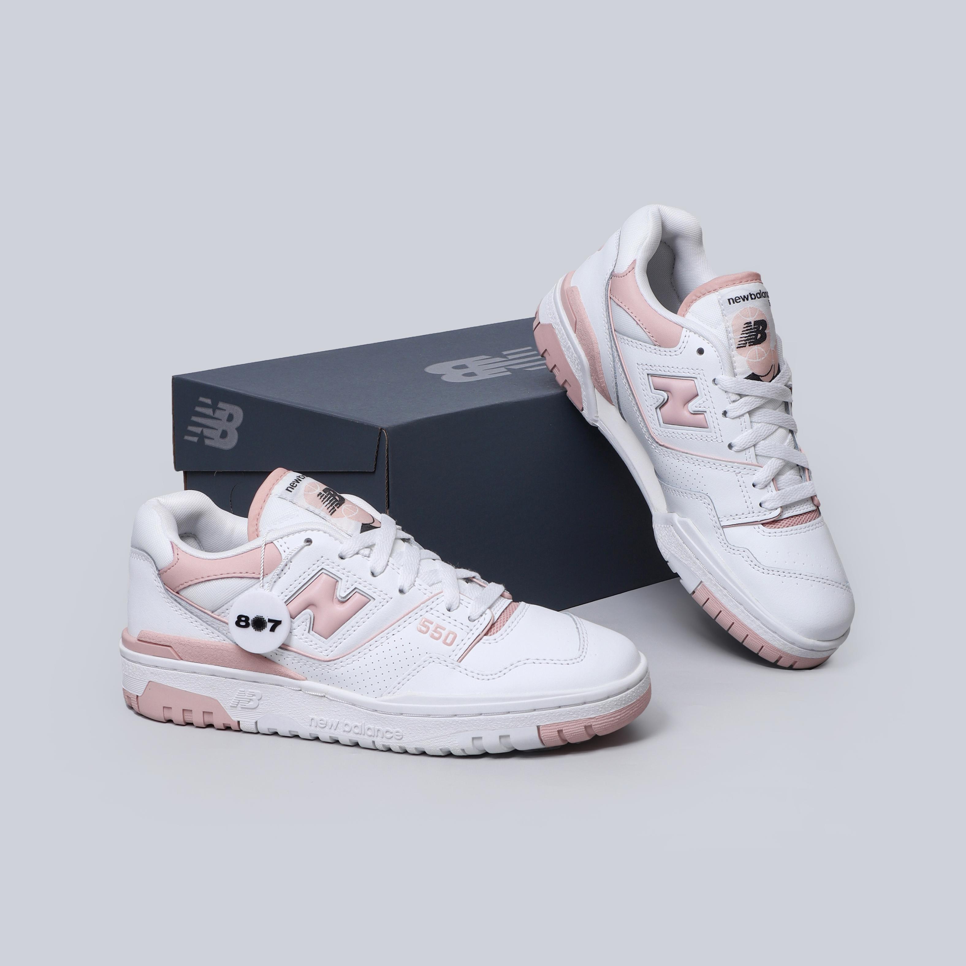 Jual New Balance 550 White Pink Sand - 807GARAGE