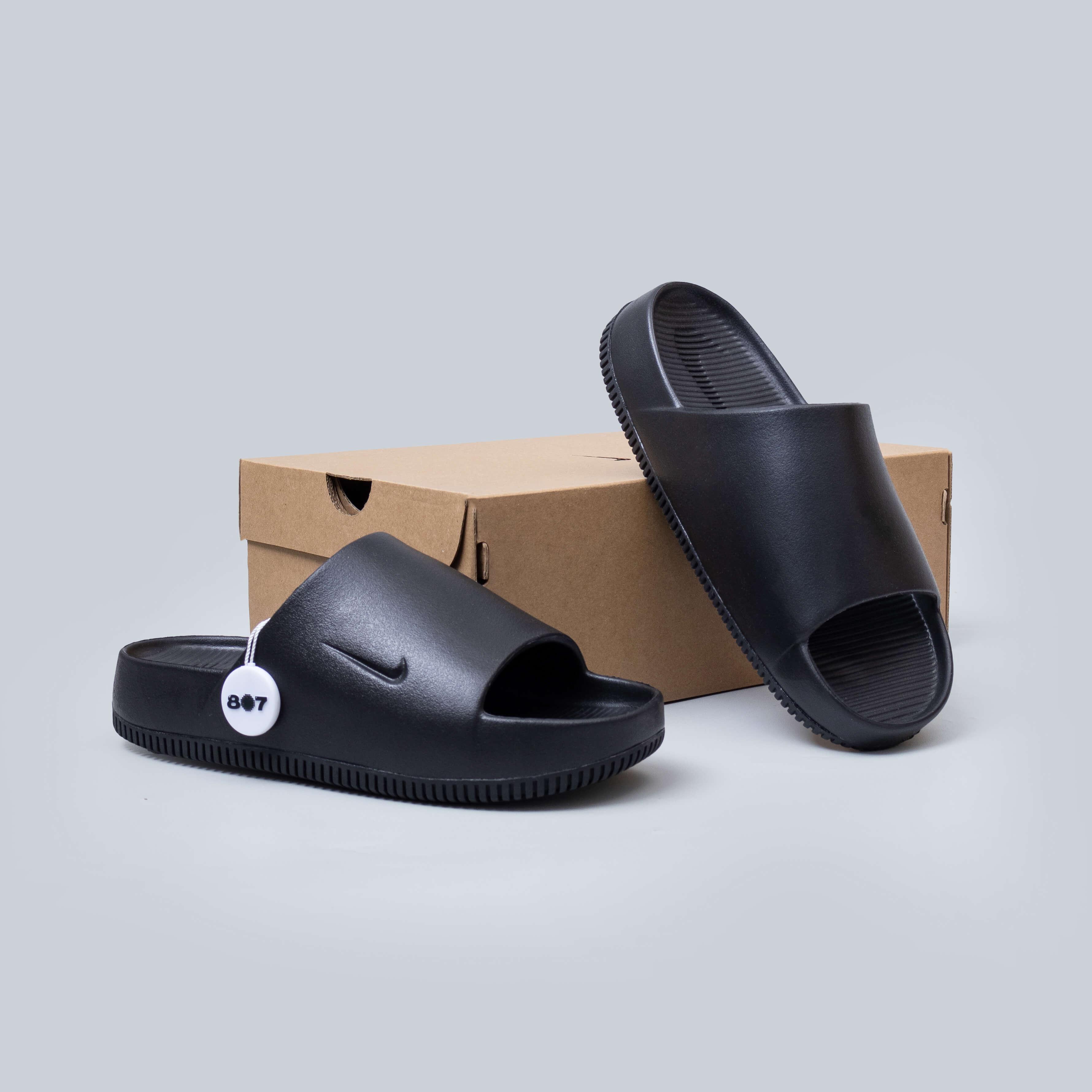 Jual Nike Calm Slide Triple Black - 807GARAGE